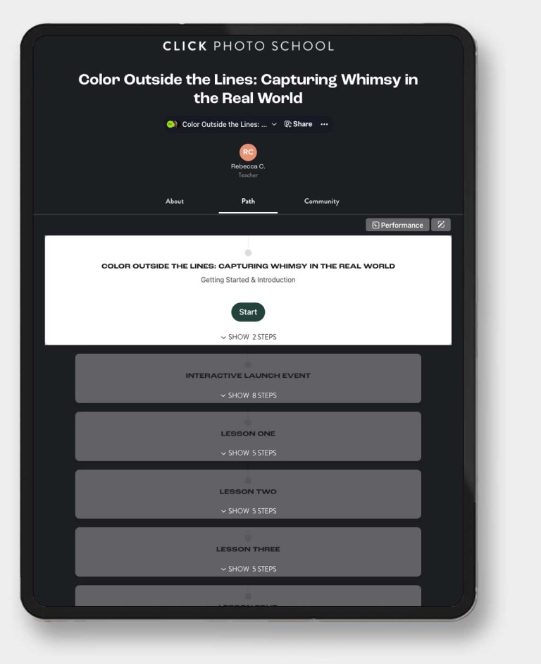 Click Photo School: Online Photography Classes